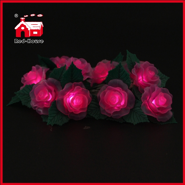LED Lights LED Battery Light Rose String Light Christmas Holiday ...